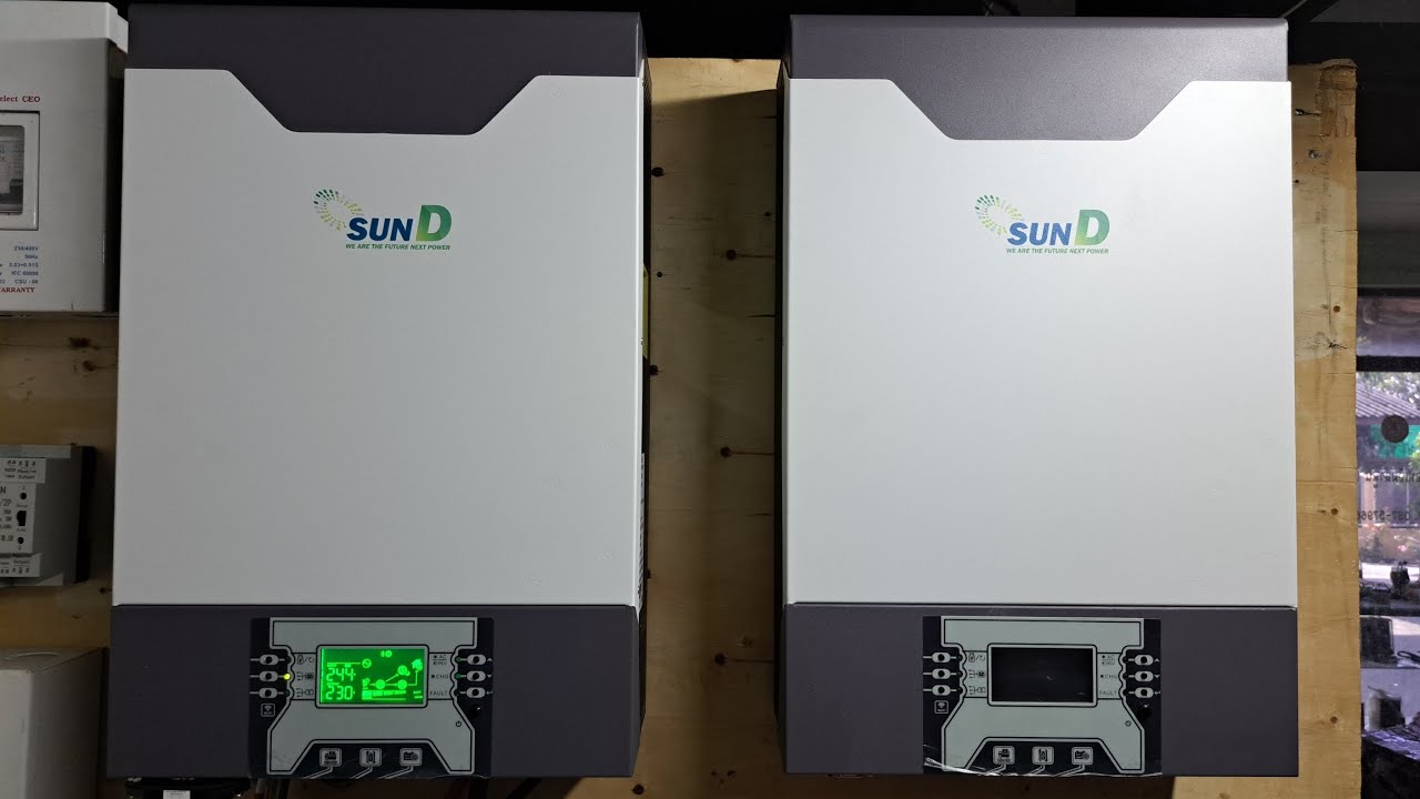 รีวิว SUN D 5000W รุ่น SSD MWP H-5-80 #อินเวอร์เตอร์ #ไฮบริด On/Off ...