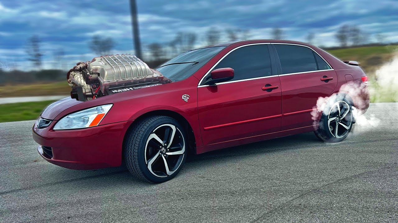 Hellcat swapped Honda Accord is BACK 😈 - YouTube