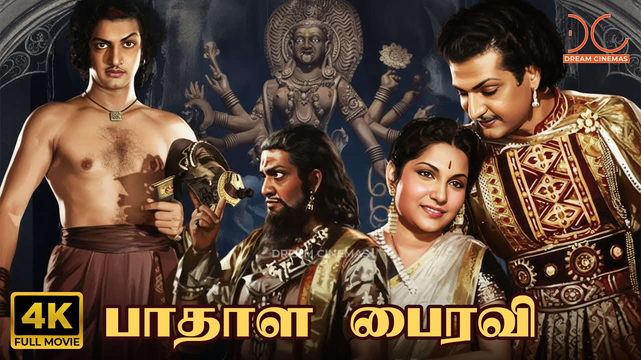 Pathala Bhairavi (1951) | NT Rama Rao, SV Ranga Rao, K Malathi | KV ...
