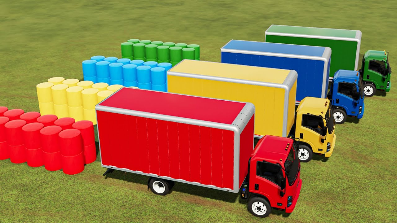 Truck Of Colors! ISUZU Loaders! SILAGE BALING, LOAD! FS22 - YouTube