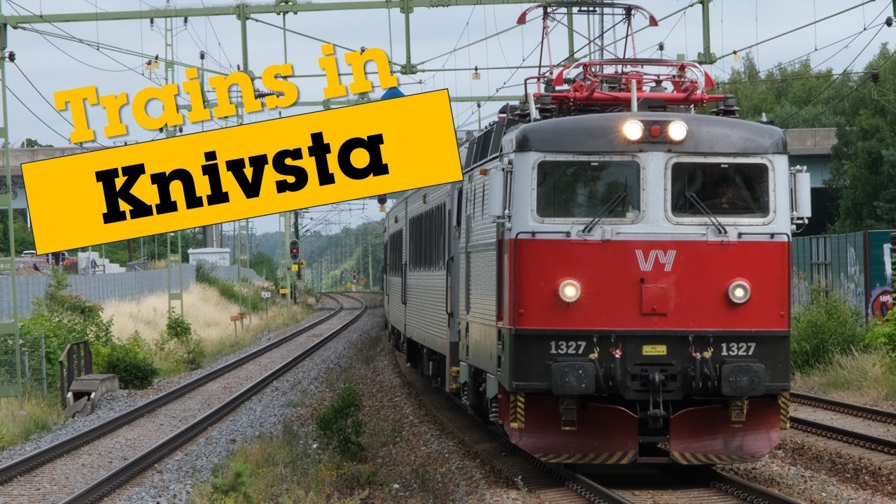 Tåg i Sverige del 27 - Knivsta - YouTube