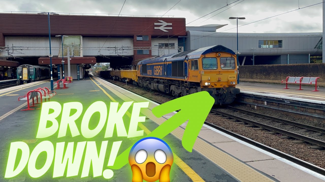 Broken Down Freight Train Causes Chaos on WCML | October 2022 - YouTube