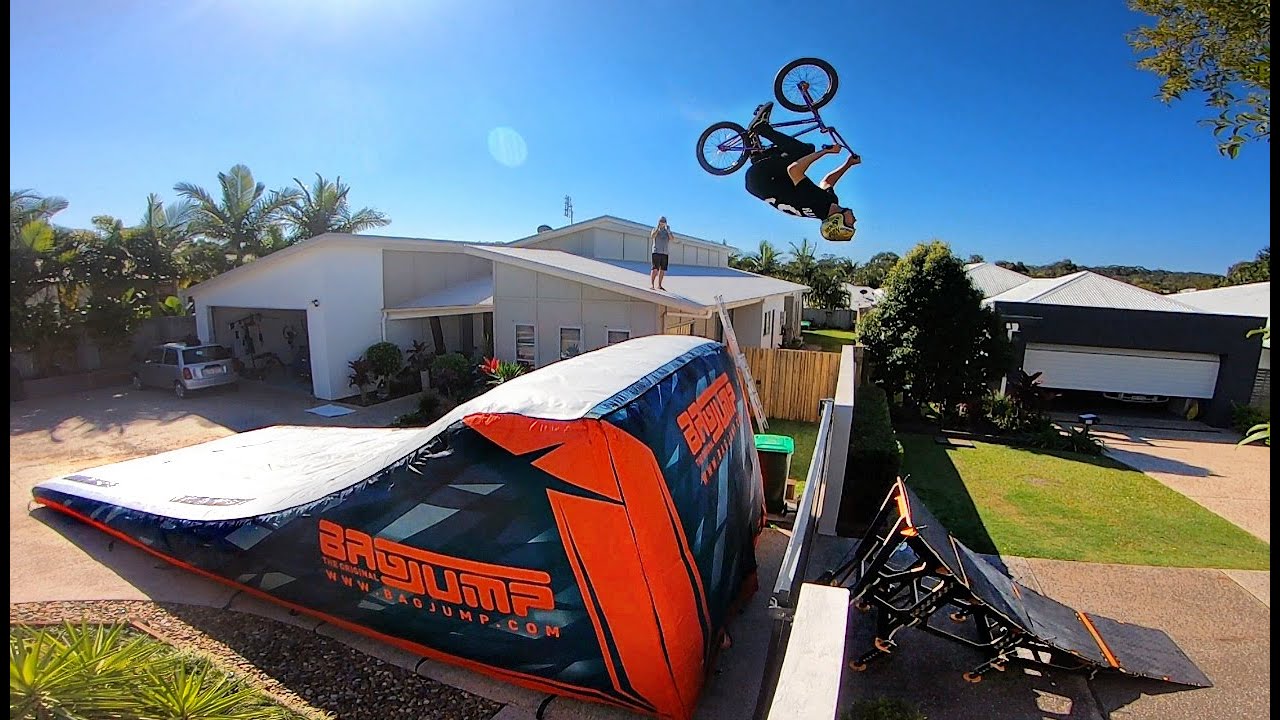 MASSIVE NEW JUMP AT MY HOUSE! - YouTube
