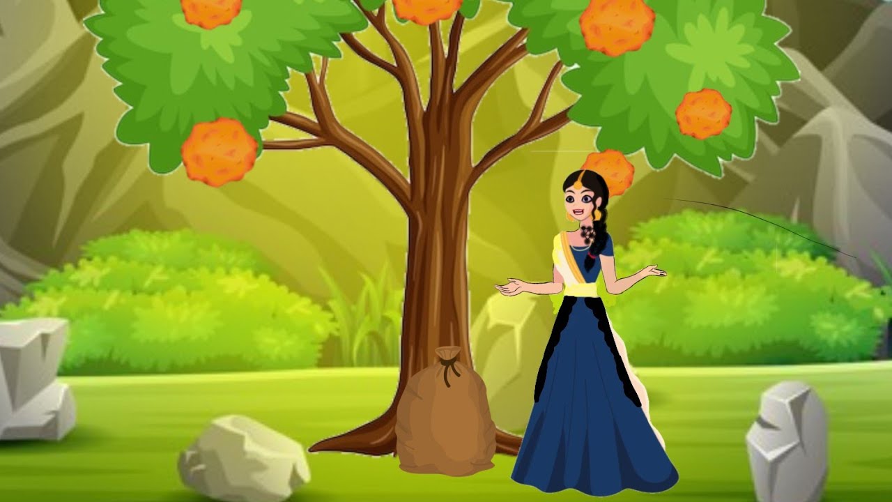 जदुई पीठा का पेड़ 🌲 part (1) hindi cartoon story|@_Pauraniktv - YouTube