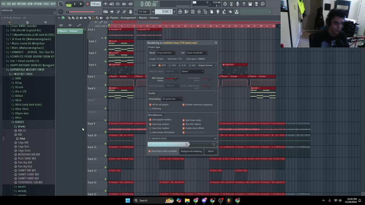 Skipped school to make terrible beats on fl studios - YouTube