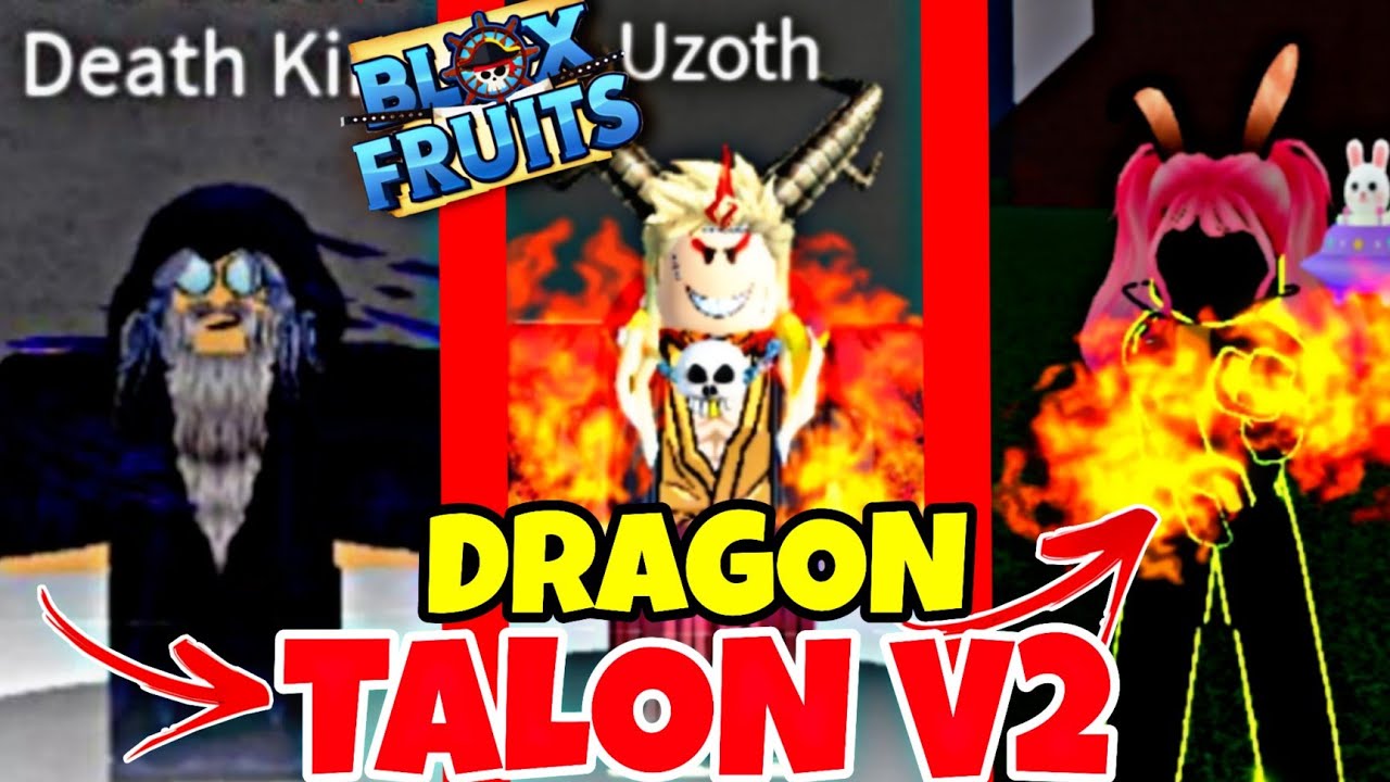 FINALMENTE FIZ O V2 DRAGON TALON (dragon claw) NO BLOX FRUITS e ...