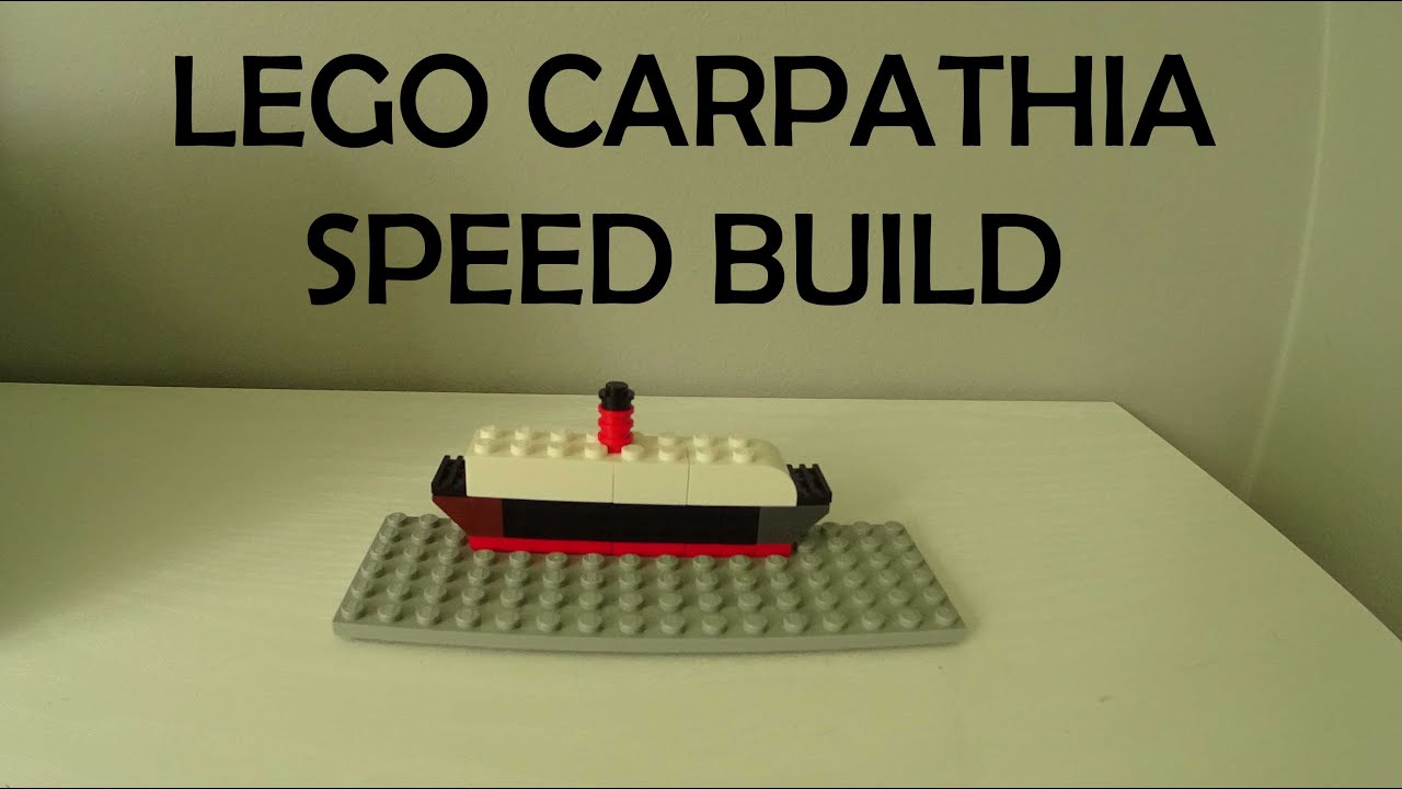 Mini LEGO Carpathia speed build - YouTube