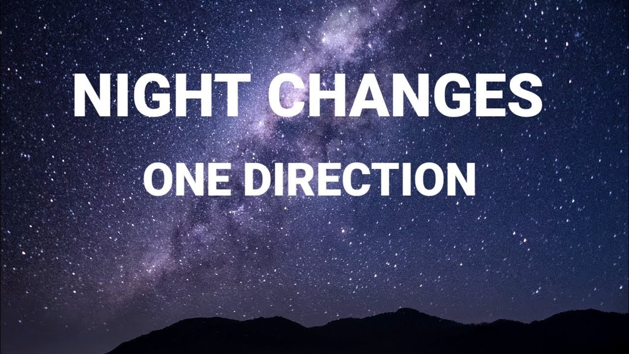 One direction Night changes song lyrics #onedirection #harrystyles ...