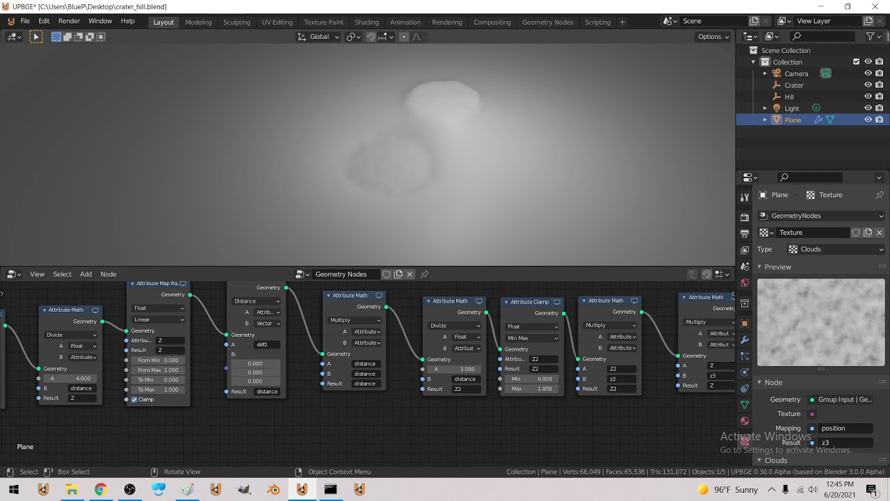 Blender Geometry Nodes + UPBGE = super fun - YouTube