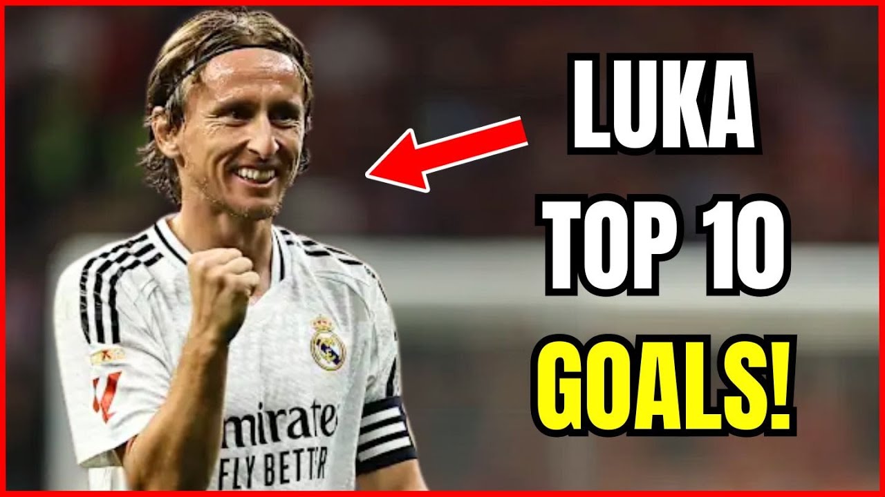 LUKA MODRIC'S Top 10 Goals of ALL TIME! #football #topfootballgoals ...
