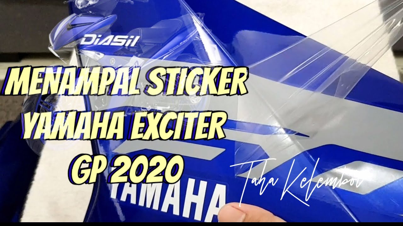 YAMAHA EXCITER GP 2020 MENAMPAL STICKER - YouTube