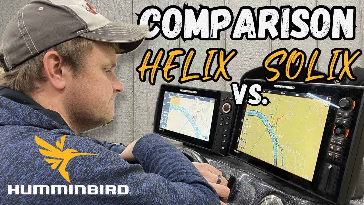 Humminbird Graph Comparisons: Helix vs. Solix! - YouTube