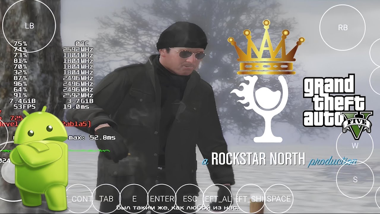 GTA 5 Gameplay / Horizon emulator +Settings/ Poco f5 12 256gb - YouTube