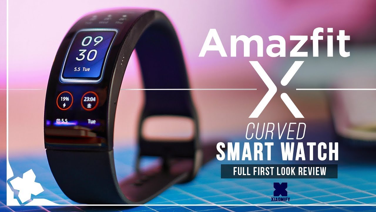 Amazfit X Curved Smartwatch: Bow to the Future 2020 - YouTube