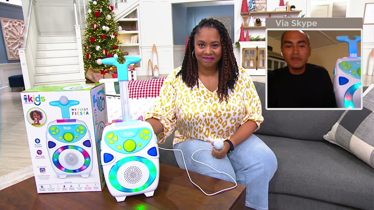 Singing Machine My First Fiesta Kids Karaoke Machine on QVC - YouTube