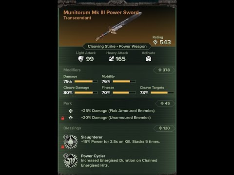 the Power Cycler 'pre-nerf' - Warhammer 40,000: Darktide - YouTube