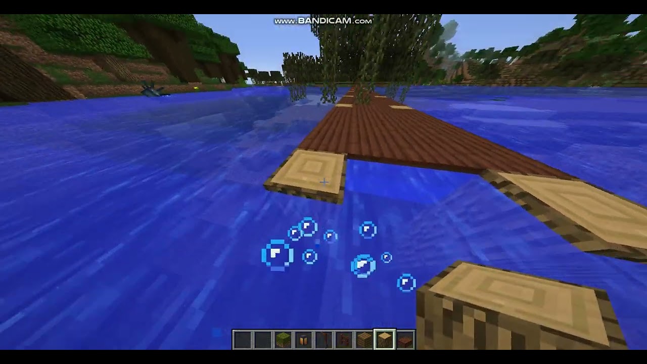 how to make a swamp bridge in modded minecraft - YouTube