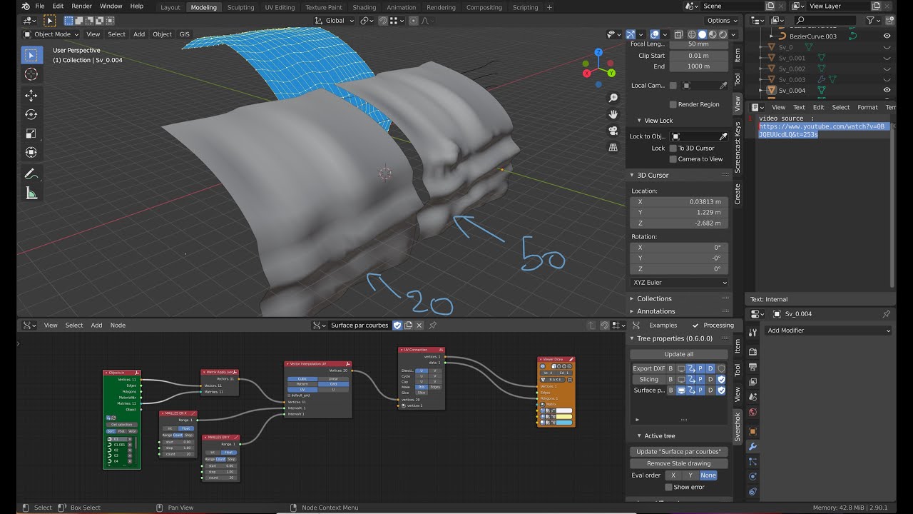 Focus Blender Découpe de surfaces complexes, booléens et approche ...