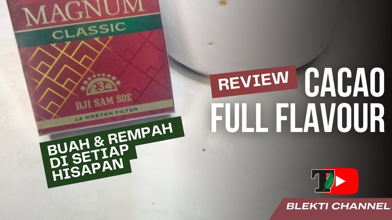 Dji Sam Soe Magnum Classic 12, Sensasi Kretek Filter Klasik Diamond Cut ...