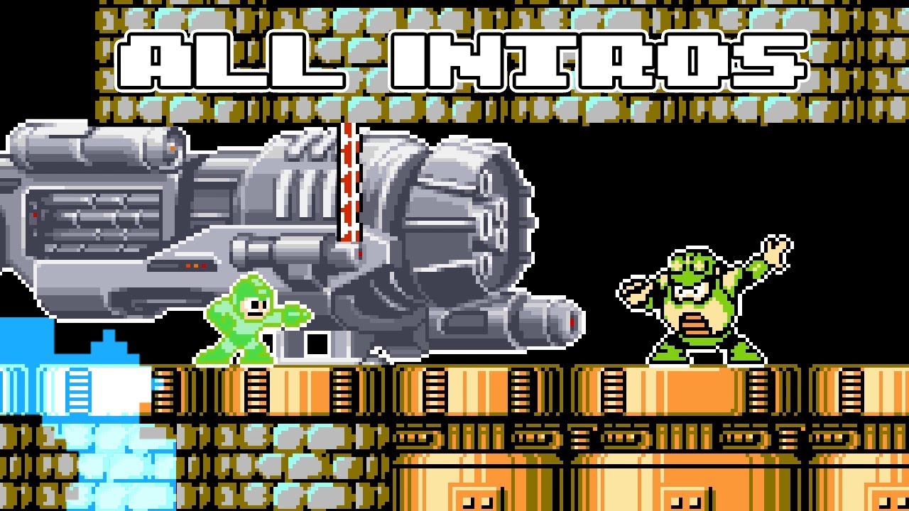 Mega Man 4: Animated Intros - YouTube
