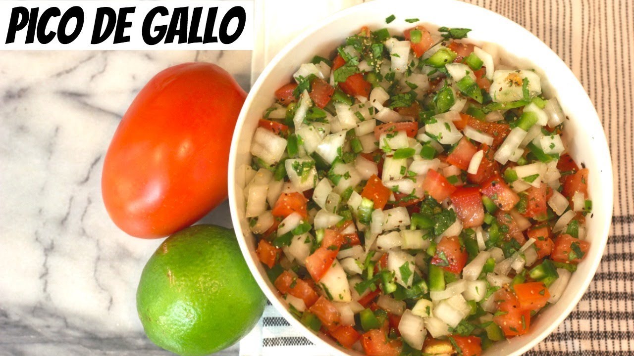 Pico de Gallo Recipe: Salsa Recipe | How to Make Pico de Gallo - YouTube
