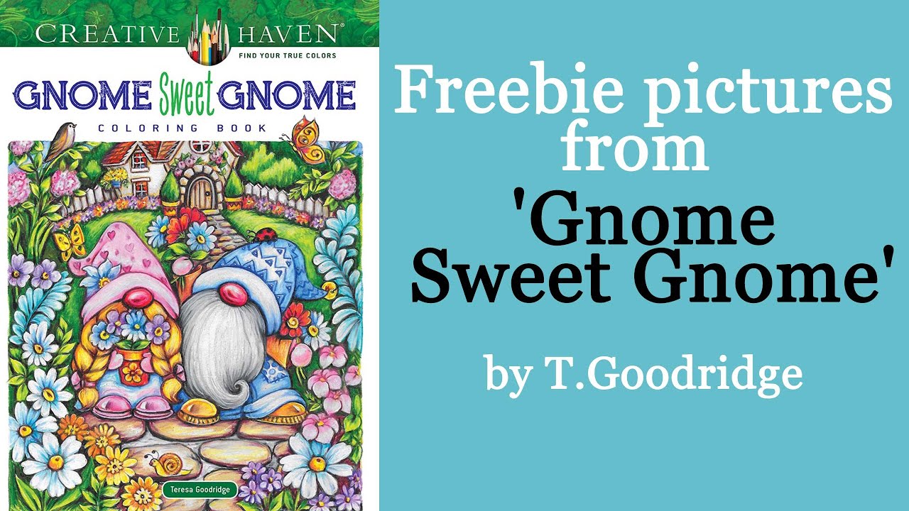 Freebie pictures from newest coloring book 'Gnome Sweet Gnome' by T ...