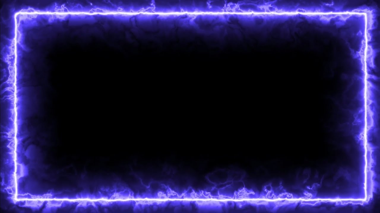 Neon Border Black Screen Effects, Background Video Effects, Green ...