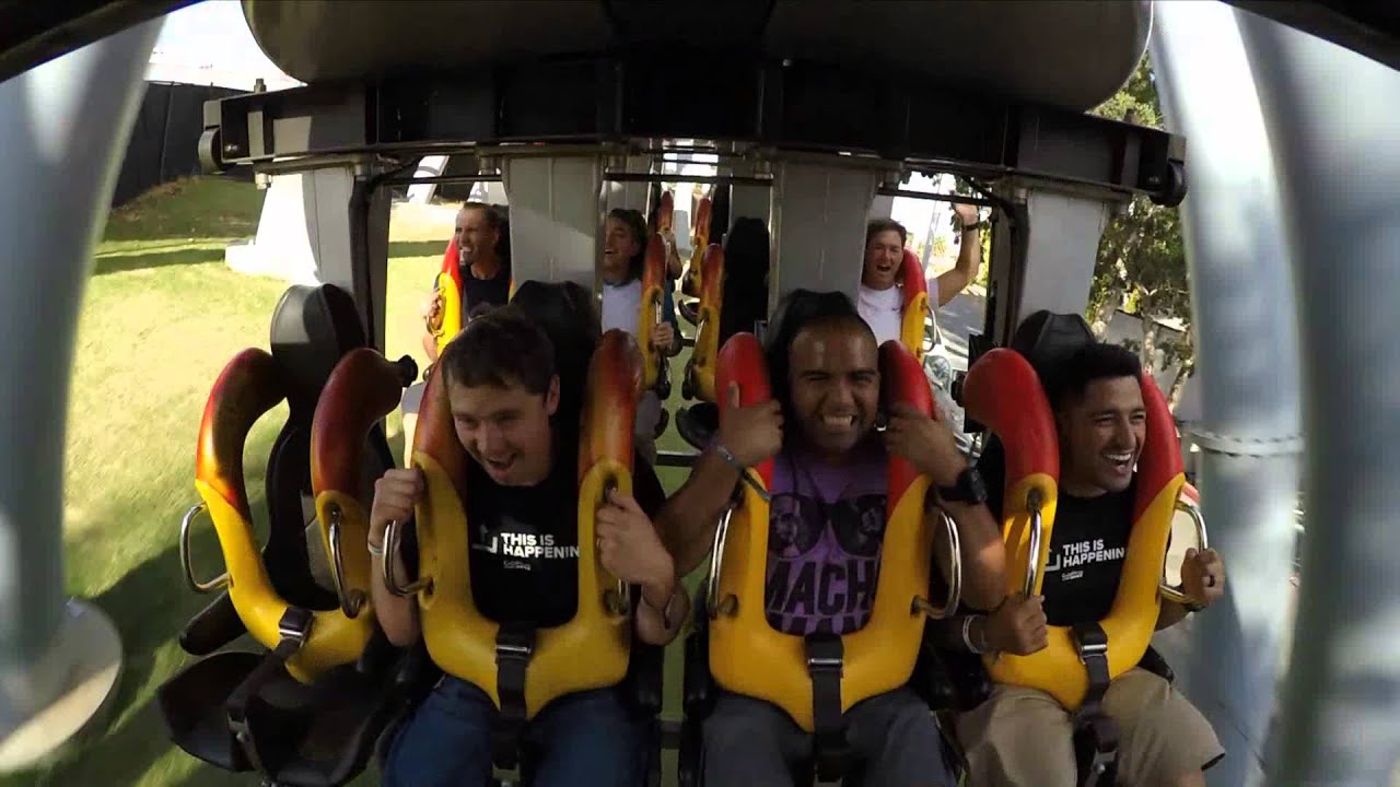 Riding Flight Deck aka TopGun at Great America - YouTube