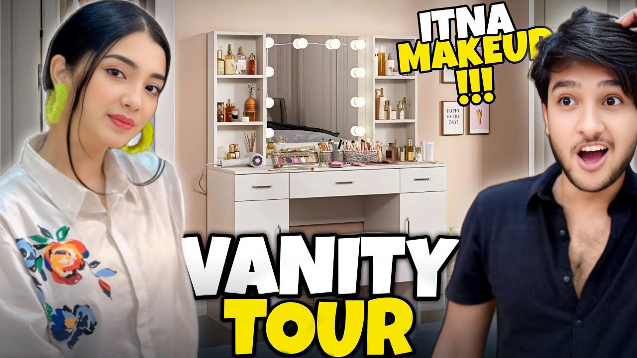 My Vanity Tour ️ || itna zaya makeup😱 - YouTube