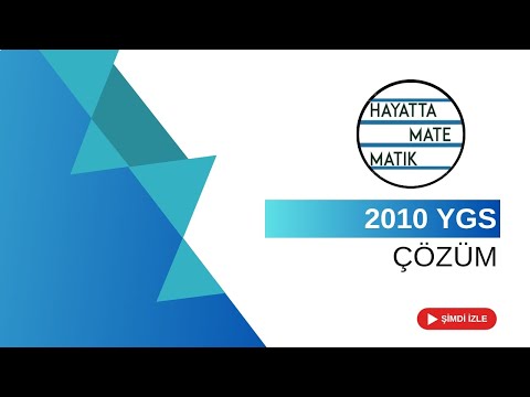2010 YGS (TYT) Matematik Soruları ve Çözümleri | Hayatta Matematik