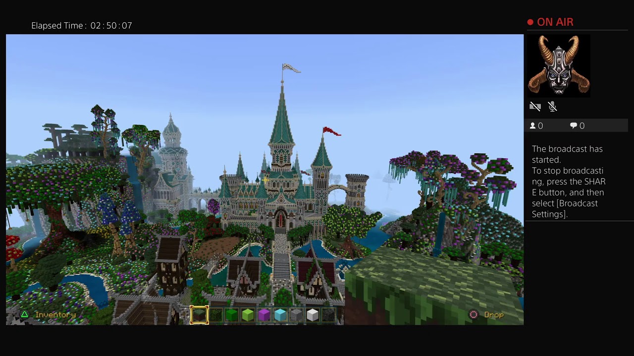 MineCraft Fantasy World 5 year project Built alone Creative - YouTube