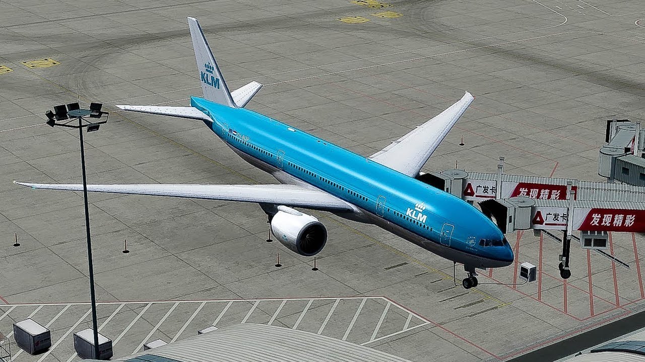 Prepar3D v4.1 | Beijing[ZBAA] - Amsterdam[EHAM] | PMDG 777-200 | KLM | FSCloud - YouTube