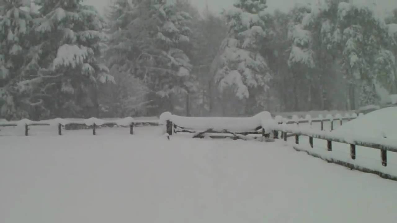 Very heavy snow - 1st December Central Scotland - YouTube