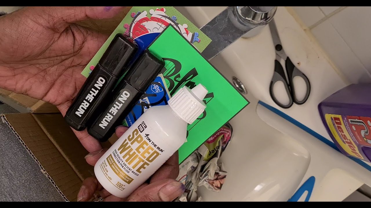 Graffiti Review: OTR 990 Speed White + OTR refillable white out marker ...