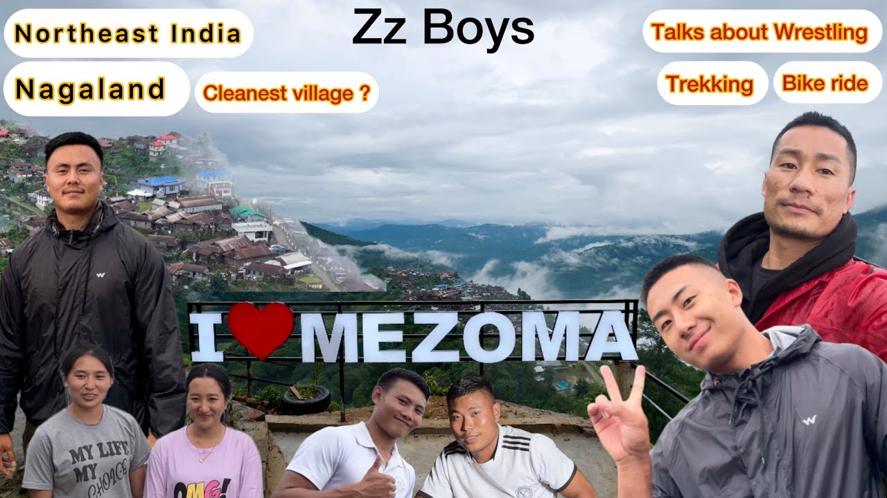 NAGA Wrestler HULUYI & VEMELE first visit to MEZOMA Village with VEKUTO ...