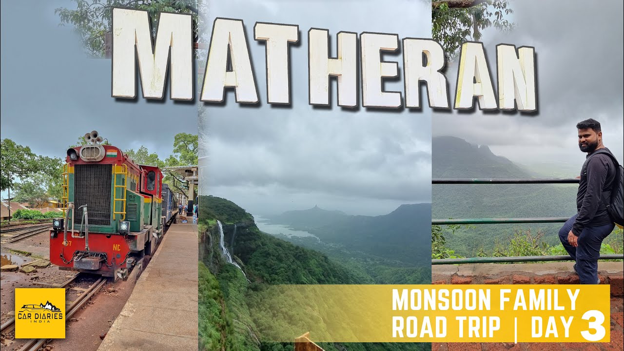 Monsoon Family Road Trip | Day 3 - Exploring Matheran and toy train - YouTube