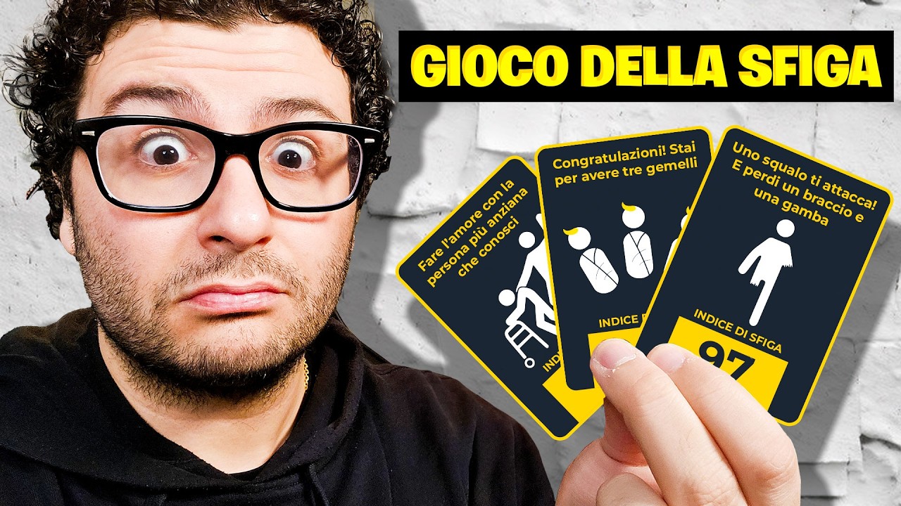 PROVIAMO IL GIOCO DELLA SFIGA - CAGATO IN TESTA - YouTube