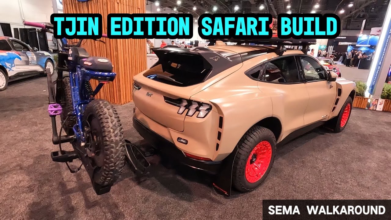 Tjin Edition Ford Mustang Mach-E Safari Custom SEMA Car - YouTube