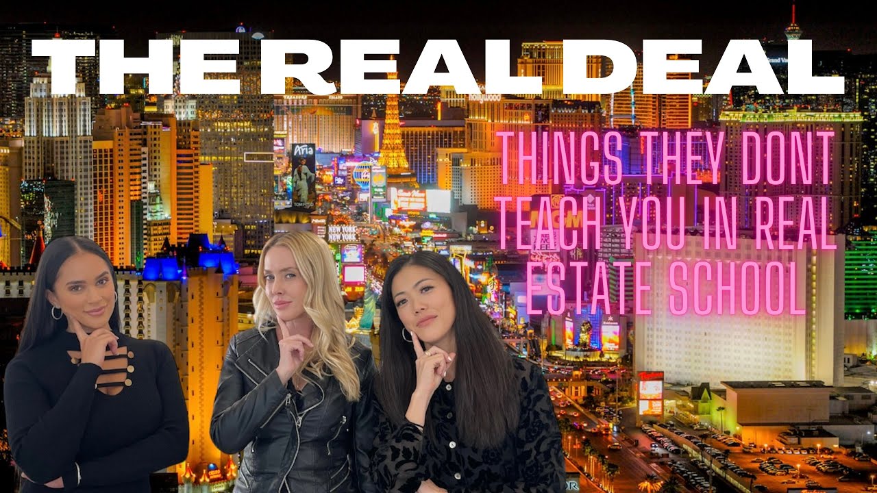 Things they don’t teach you in Real Estate School | THE REAL DEAL - YouTube