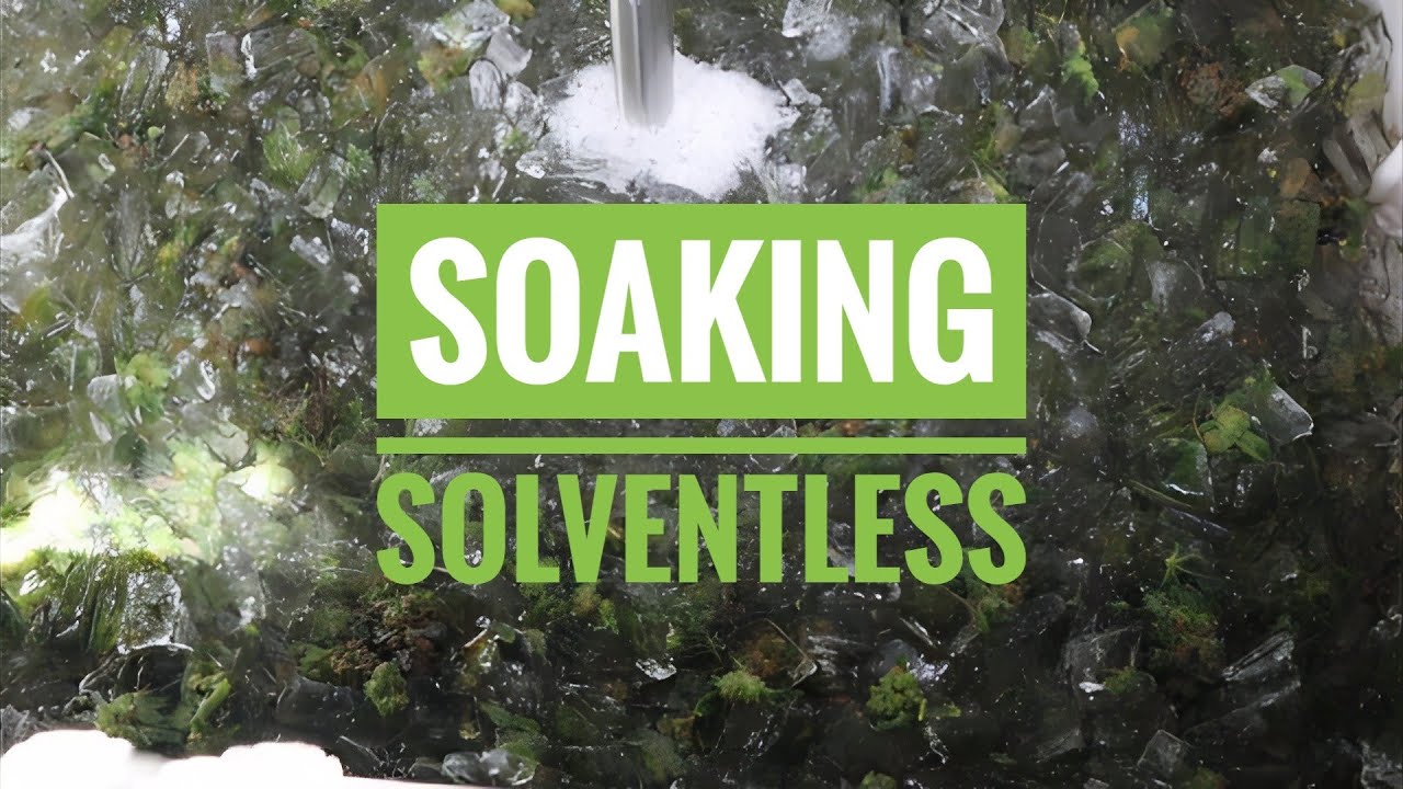 Washing Basics - Soaking Solventless - YouTube