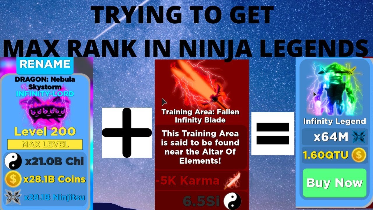 NINJA LEGENDS LIVE STREAM GETING MAX RANK - YouTube