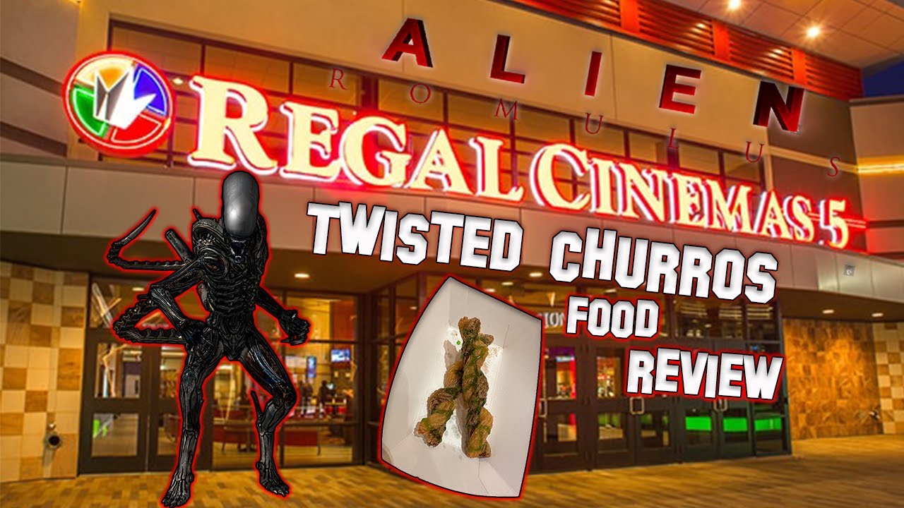 Regal Xenomorph Twisted Churros Food Review - YouTube