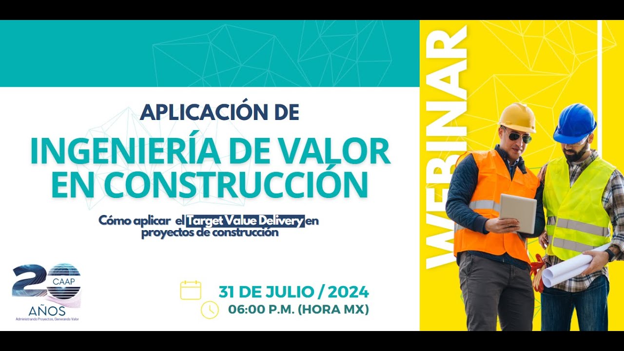 APLICACIÓN DE INGENIERÍA DE VALOR EN PROYECTOS DE CONSTRUCCIÓN - YouTube
