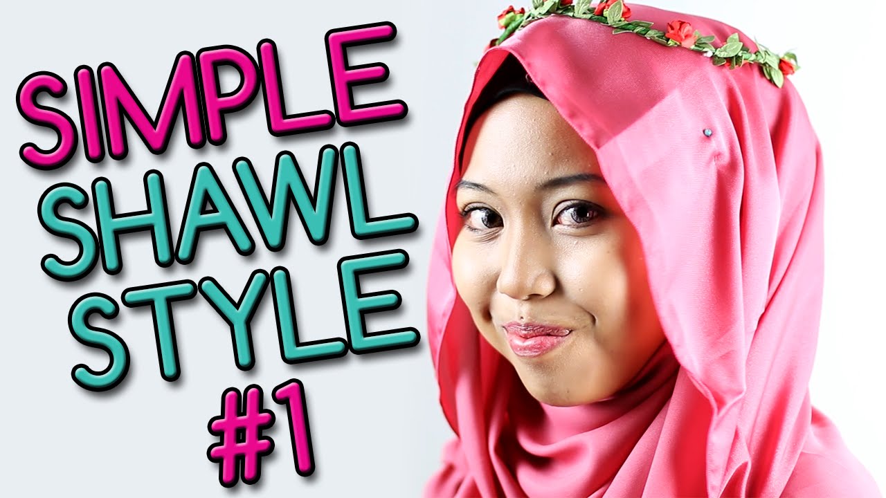 Simple Shawl Style #1 HIJAB TUTORIAL 2015 by Hijab2go.com - YouTube