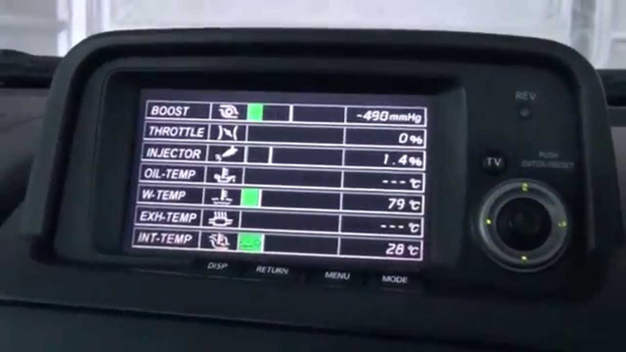 MFD Skyline R34 GTR - YouTube