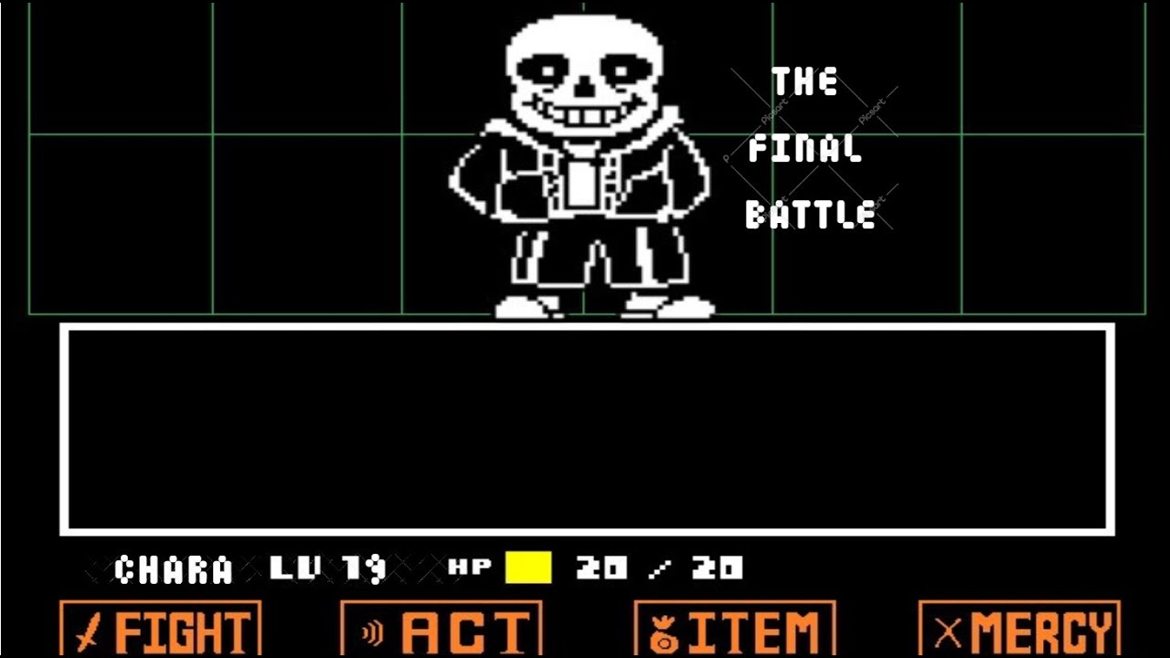 Fighting Sans! (Undertale Genocide Route) - YouTube