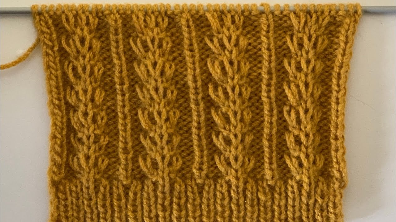 New Knitting Pattern For Gents Sweater - YouTube