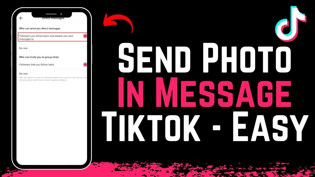 How to Send Photo in TikTok Message ! - YouTube