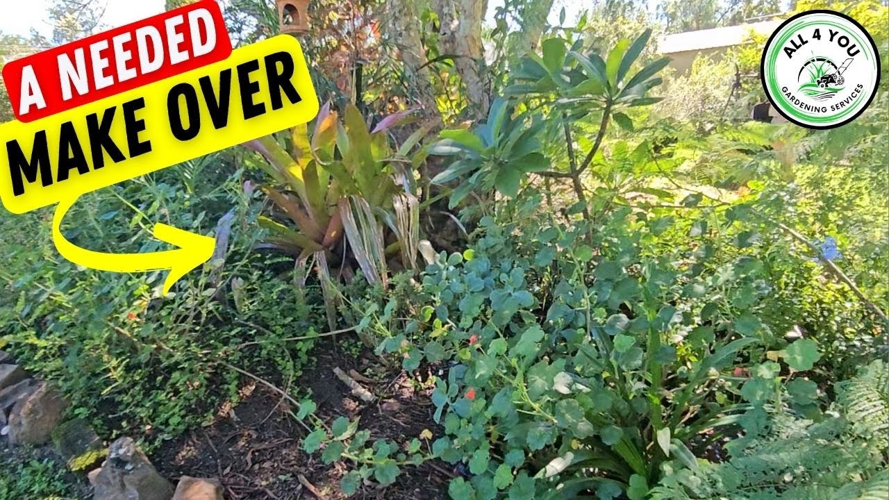 Garden Makeover Pruning, Weeding and planting Part 2 - YouTube