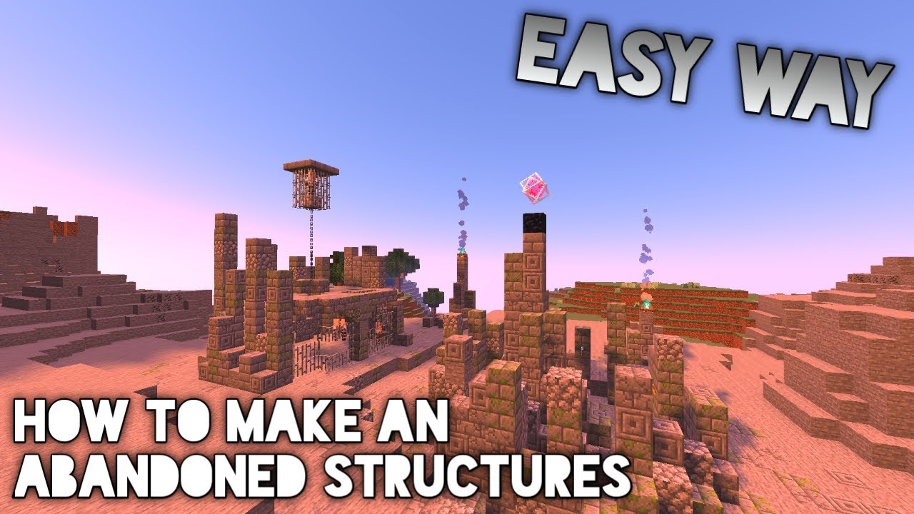 Minecraft: How to make an Abandoned Structures | Minecraft builds ...